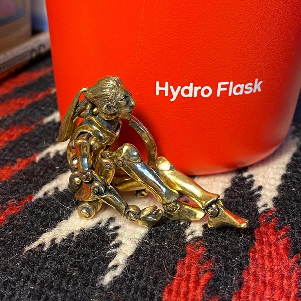 Mollusk Keyring,octopus,movable Joints,keyholder,gift,delicate Hand ...