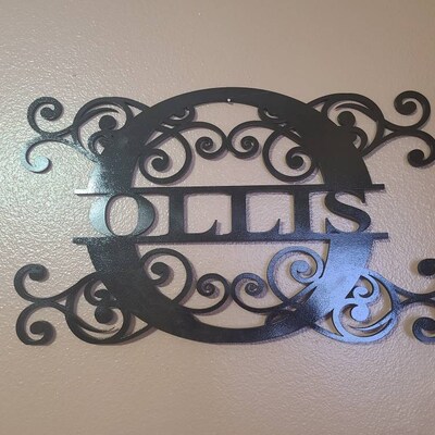 Monogram Scroll Full Alphabet SVG File - Etsy