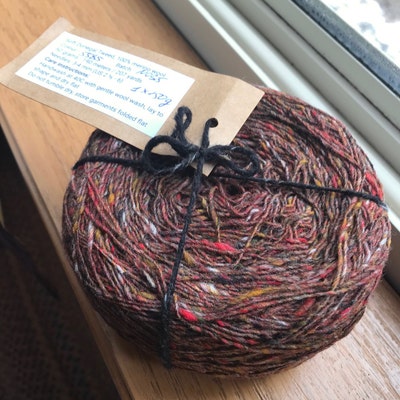 Soft Donegal Tweed Yarn, Irish Tweed Yarn, 100% Merino Fingering Wool ...