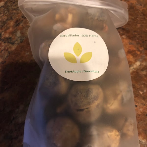 Snot Apple Aka Gorontula 30 Dried Fruits Various Sizes. - Etsy