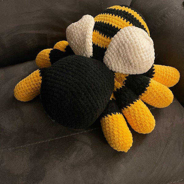 Huge Tarantula Crochet Amigurumi Pattern, Big Spider, Bug, Insect, Tony ...