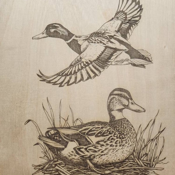 Duck Designs Bundle PNG & SVG Digital for Laser Engraving or Print ...