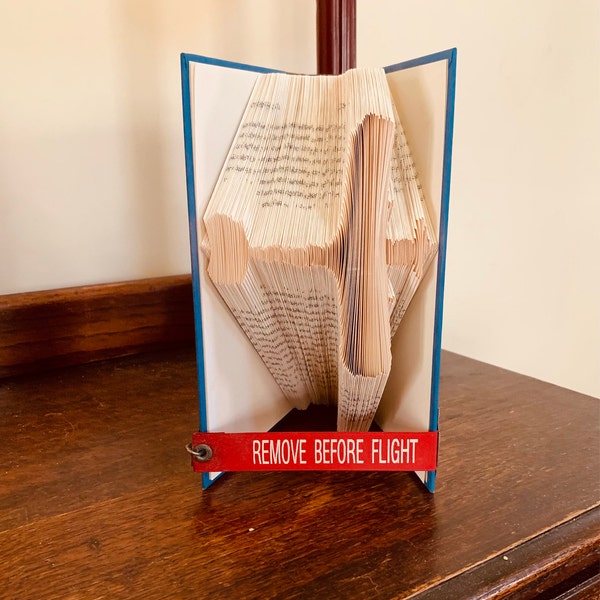 Spitfire Book Folding Pattern - Spitfire Folded Book Art - Father’s Day ...
