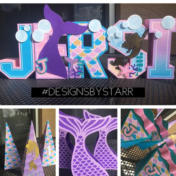 Mermaid Digital Papers, Commercial Use Instant Download Mermaids Themed ...