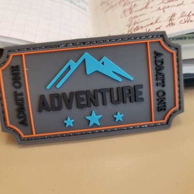 Adventure Ticket Patch - Etsy