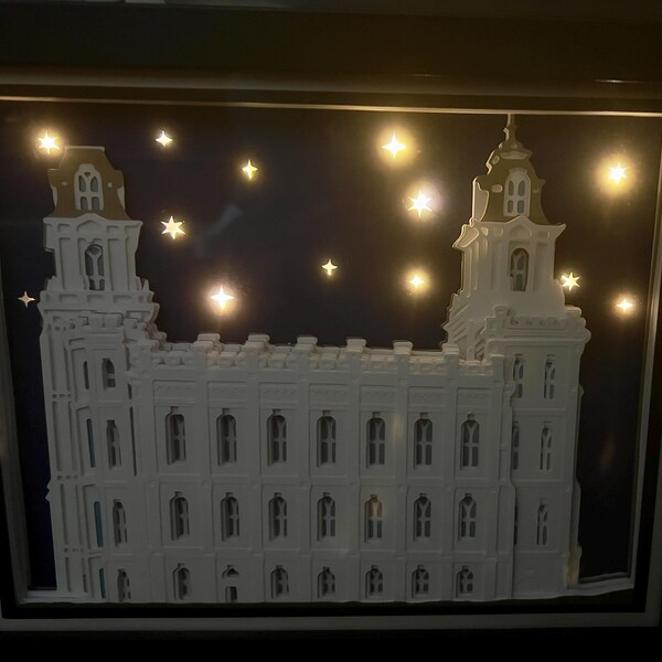 Snowflake Tree 3D Shadow Box - Etsy