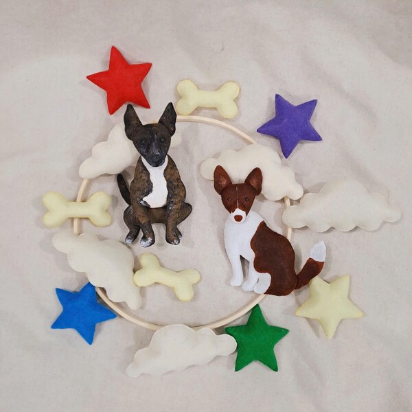 Custom Dog Baby Mobile, Personalized Baby Nursery, Puppy Baby Mobile ...