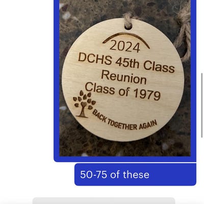 Customizable Class Reunion Favors, Alumni Reunion Favors, Keepsake Gift ...