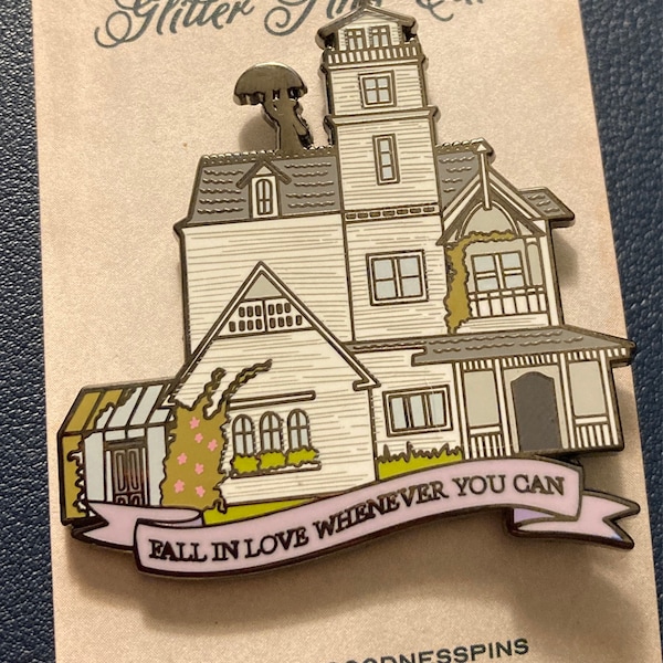 Practical Magic House Enamel Pin - Etsy