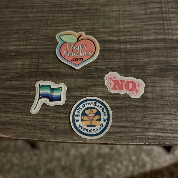 Small Pink No Mini Stickers Waterproof Waterbottle Stickers Tiny ...