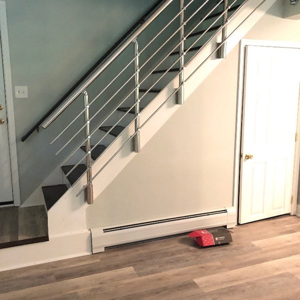 Modern Stairs Balcony Hand Rail Staircase Railing Kit - Aluminium Side ...