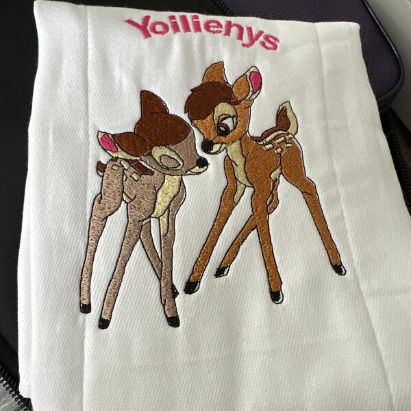 Cute Faline Love Bambi Embroidery Design, 4x4 and 5x7 Hoop EMB, Bambi ...