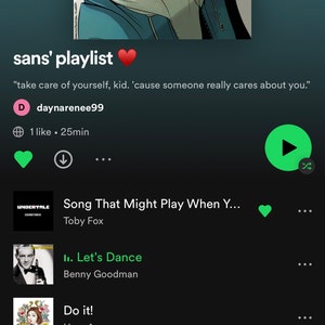 Custom Character Playlist - Etsy