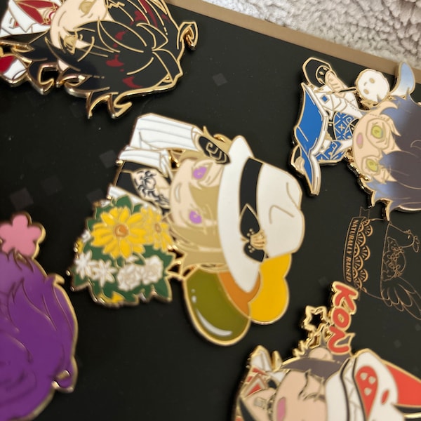 Vtuber Hard Enamel Pins - Luxiem Noctyx Luca Vox Ike Mysta Shu Sonny ...
