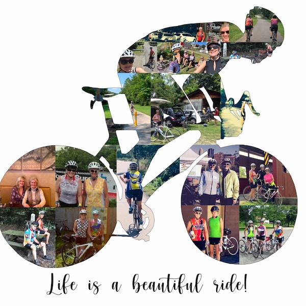 Custom Shape Photo Collage - Personalized Photo Gift, Collage With ...