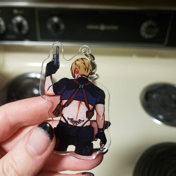 Mod Leon Keychain or Standee ‘tramp Stamp Leon’ - Etsy