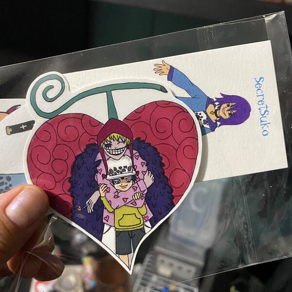 Corazon and Trafalgar Law Sticker - Etsy