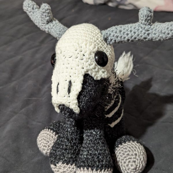 CROCHET PATTERN for Little Cryptid Amigurumi, Cute Monster Pattern, Skull Goth Halloween Decor ...