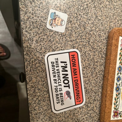 How Am I Driving Funny Bumper Sticker I'm Not This Vehicle is Being ...