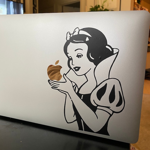 Snow White Laptop Decal/sticker - Etsy