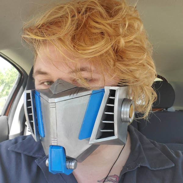 Optimus Prime Half Mask: Lightweight Plastic Cosplay - Etsy
