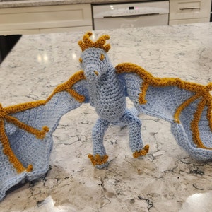 Crochet Wyvern Dragon PDF Pattern digital Pattern Only, NOT the ...