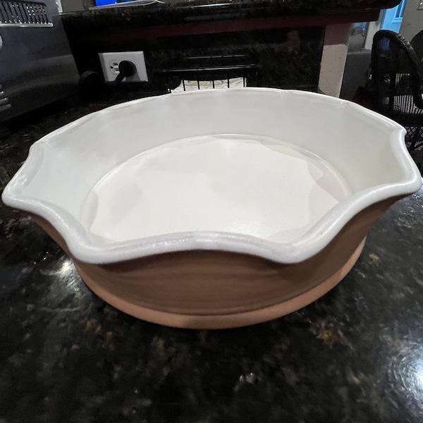 Modern Rustic Dinnerware Farmhouse Plate White Stoneware Ceramic Plate ...