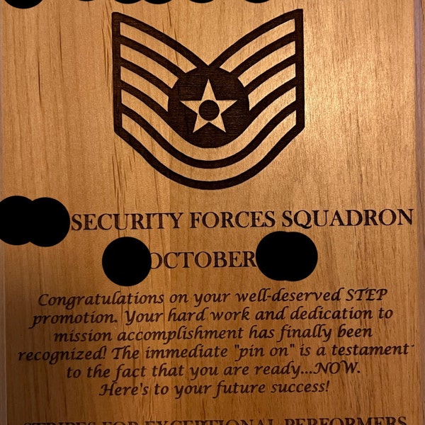Custom Engraved Wood Retirement Plaque, Corporate Award - Etsy