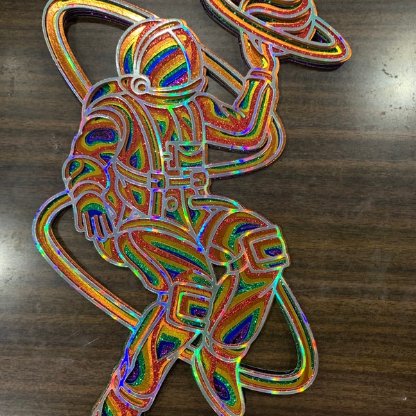 Astronaut Zentangle 3D Mandala Svg Files, Multilayer Panel for Laser ...