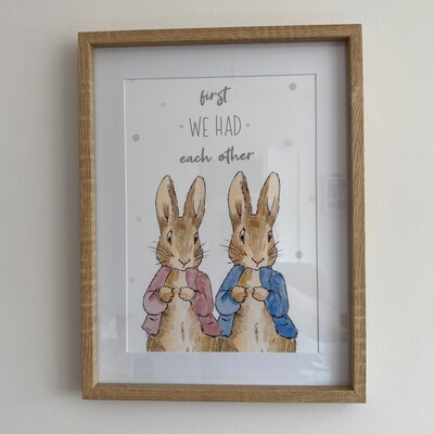 Peter Rabbit Print Peter Rabbit Art Nursery Decor Nursery Wall Art ...