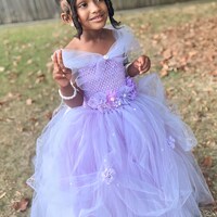 Lavender Pink Princess Flower Birthday Photoshoot Baby Girl Kids ...