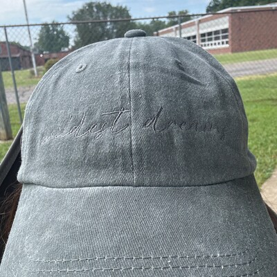 Custom Hat Embroidered Hat Initial Cap Personalized Ball Cap Custom Hat ...