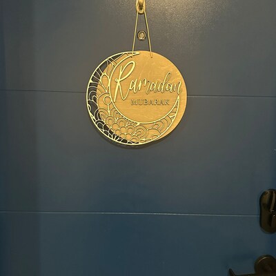 Islamic Door Sign Arabic Art Door Hanger Asalam Aleykum أسلم عليكم ...