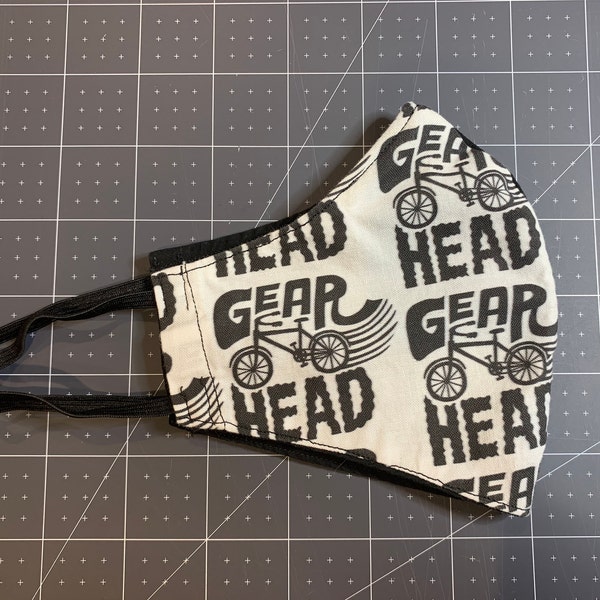 Bicycles Fabric Gear Head by Andibird Mountain Bike Cyclist Gear Head ...