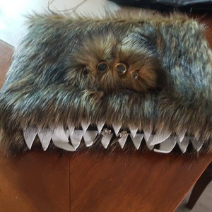 Furry Brown Monster Laptop Sleeve | Etsy