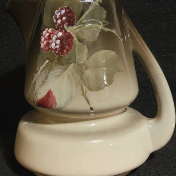 Vintage 40s, Blue Pitcher by Pacific Art Pottery, Farmhouse Style, 12 ...