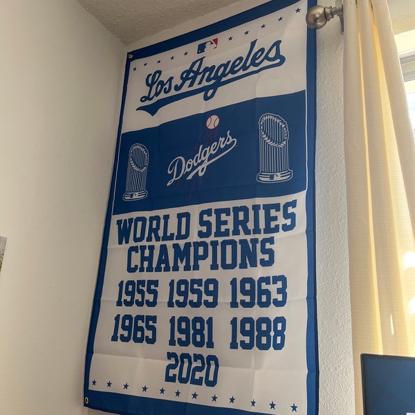 Los Angeles Dodgers World Series Championship Flag - Etsy