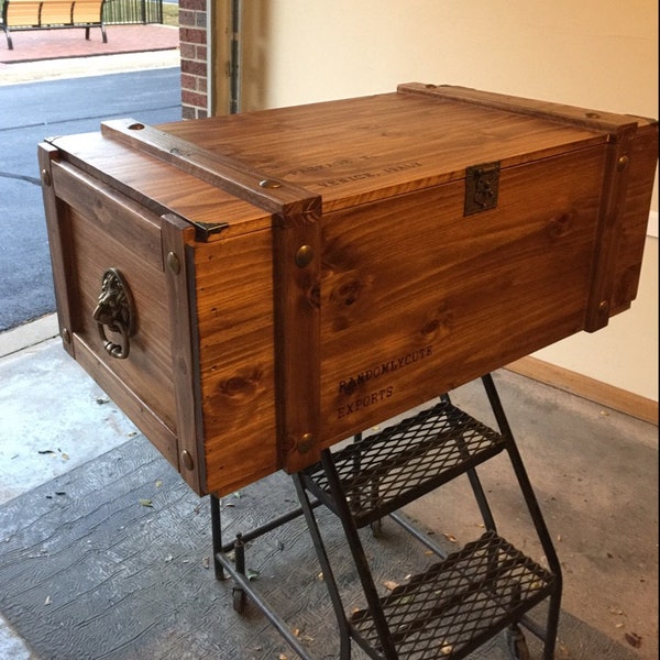 3.07" Inches Vintage Victorian Classic Carved Box LATCH Hook Slot ...