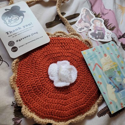 Cherry Pie Mini Bag Physical Item, Handmade, Made to Order - Etsy