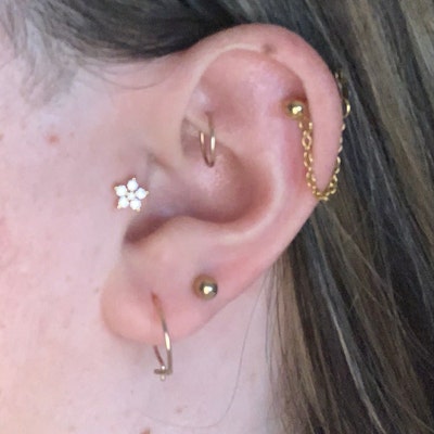 Daith Piercing Daith Jewellery Daith Hoop Daith Earrings Daith Ring ...