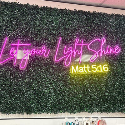 GAME ON Neon Sign, Custom Size and Color Neon Lights, Decor Game Room ...