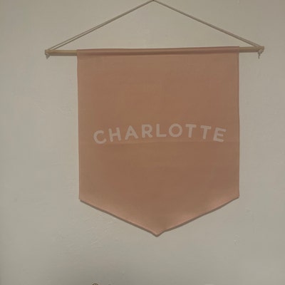 Custom Name Banner Custom Pennant Personalized Name Wall Banner Baby ...