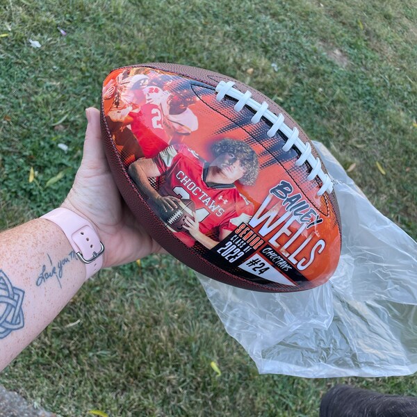 Custom Made Football - Personalized Football Gift, Customized Football ...