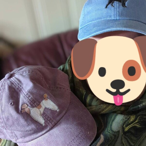 Black Labrador Retriever Dog Hat Embroidered Men Women Mom Dad Cap ...