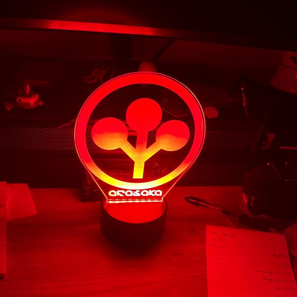 Cyberpunk 2077 Edgerunners Logo Desk Bedside LED Light | Gift for Fans ...