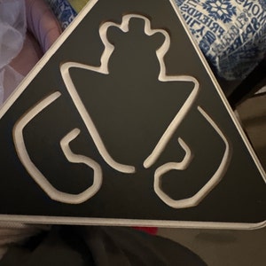 FNAF Security Breach Warning Sign , Neon Like , LED , Light , Wall ...