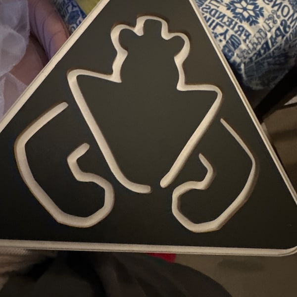 FNAF Security Breach Warning Sign , Neon Like , LED , Light , Wall ...