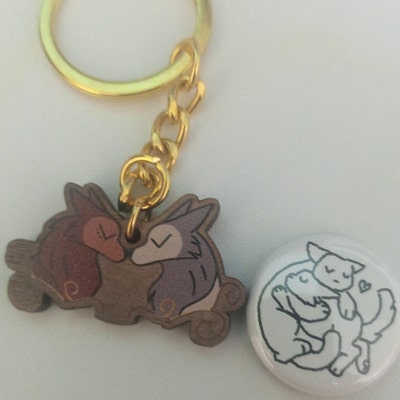 Wolfwalkers 2 Inch Wooden Keychain - Etsy