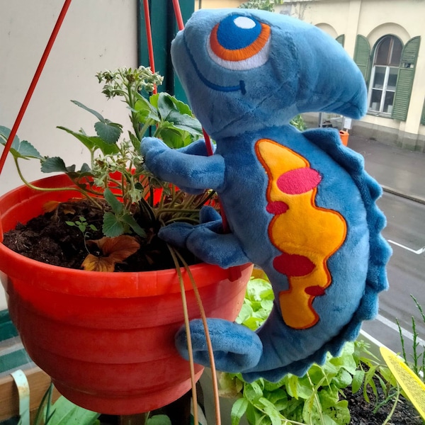 Chameleon Plush Animal Sewing Pattern .pdf Tutorial Lizard - Etsy