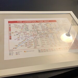 The Birmingham City Tube Map | Etsy UK
